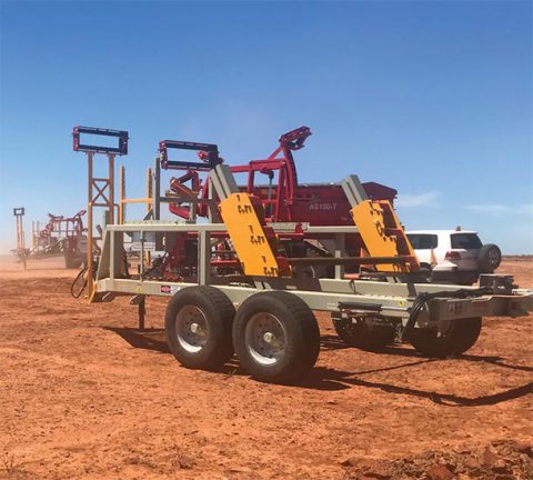 We build cable trailers for solar and wind farm development projects