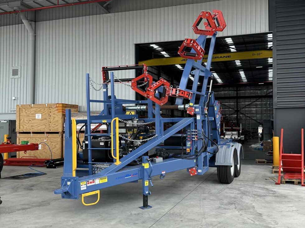 Self-Loading Cable Drum Trailers and Cable Reel Trailers